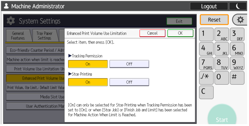 Configure SP Mode settings