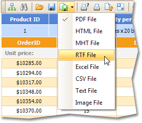 Manually update report output