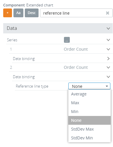 Reference lines (for charts)