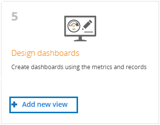 Design a dashboard