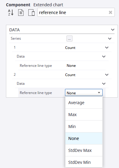 Reference lines (for charts)