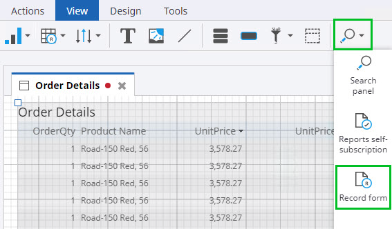 Create a details dialog box for a grid