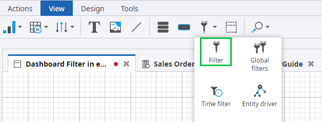 Dashboard filters in derived fields