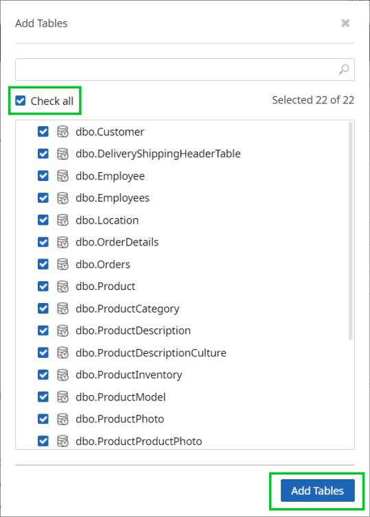 Create a record grid