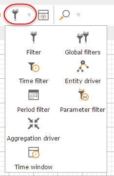 Set up filter components