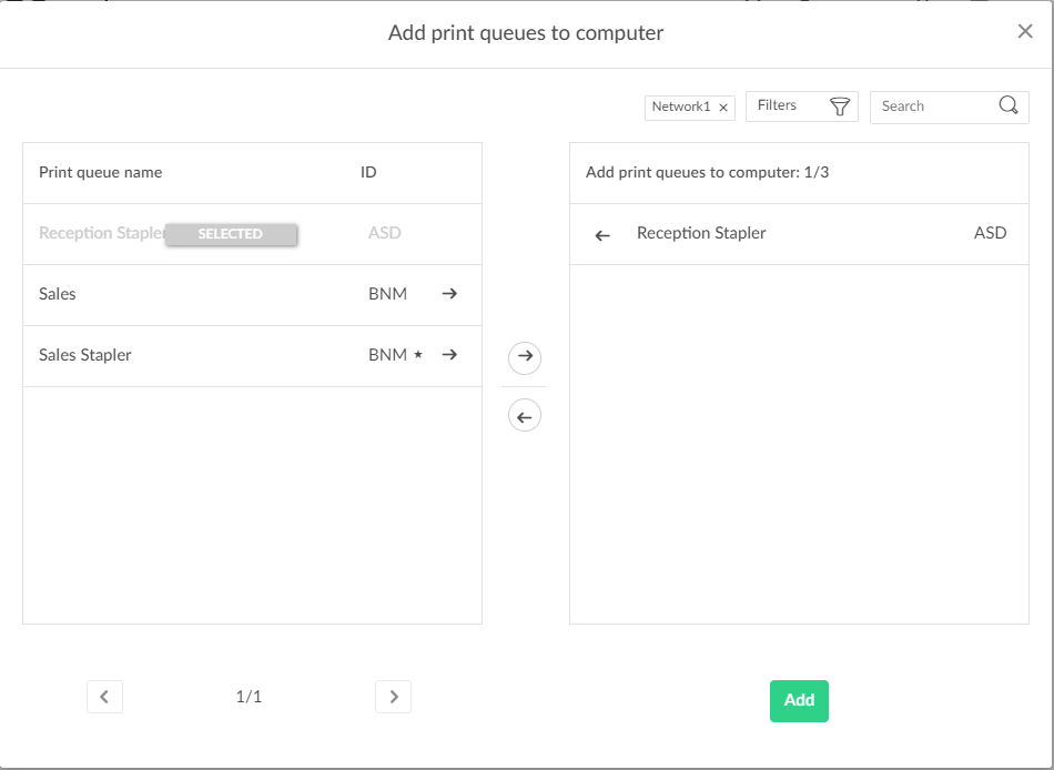 How to add print queues to computer