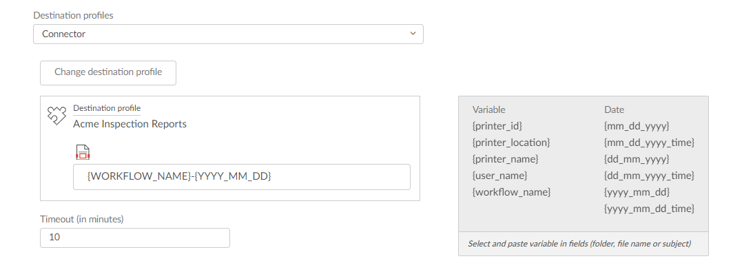 How to create a workflow for Connector