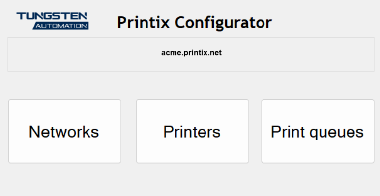 Printix Configurator