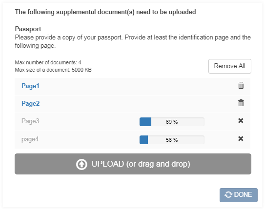 Supplemental documents