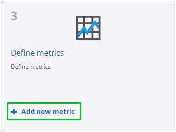 Create a metric